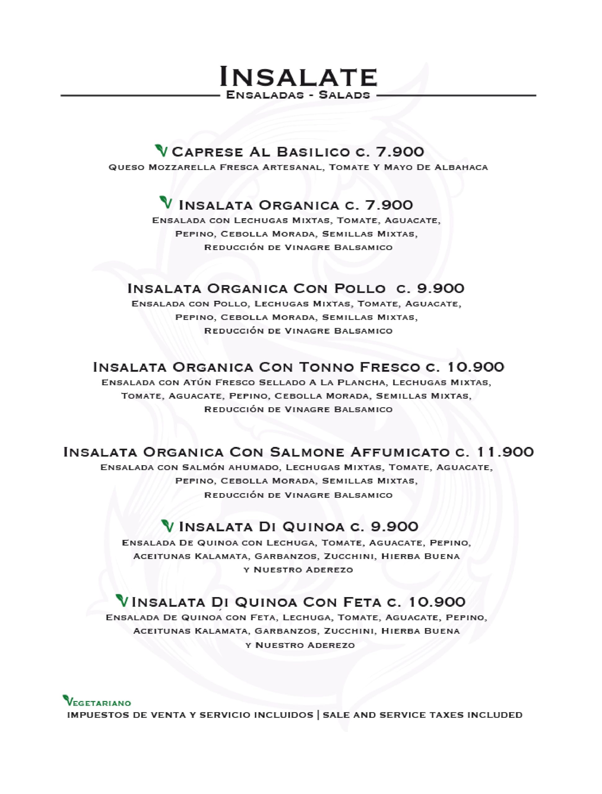 Nuestro menú - Gusto Lindora